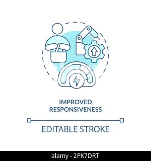 Improved responsiveness concept icon Stock Vector Image & Art - Alamy