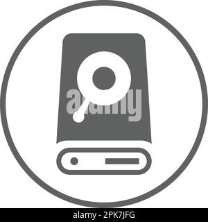 Disc, drive icon using in commercial purposes, print media, web or any ...