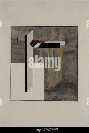 Proun 4 B 1920 by El Lissitzky Stock Photo - Alamy