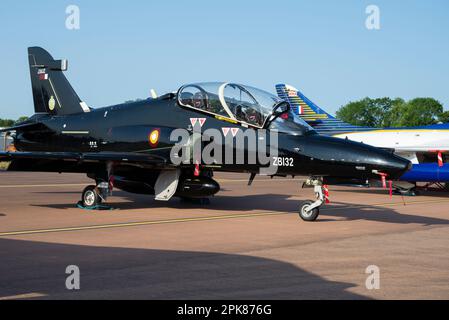 Qatar Emiri Air Force Hawk MK.167, arrives at the Royal International ...