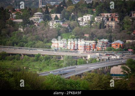 Suburbs of Belgrade city in Serbia Stock Photo - Alamy