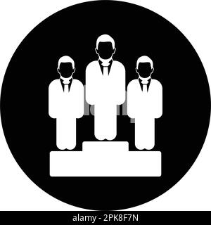 Business Success Icon. Rounded Button style vector EPS Stock Vector ...