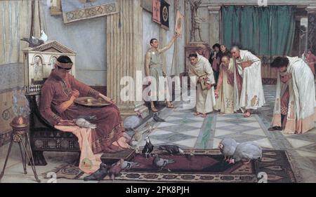 The favourites of the Emperor Honorius circa 1883 by John William ...
