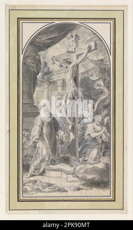 Sebastiano Conca - Design Depicting a Vision of the Crucifixion Stock ...