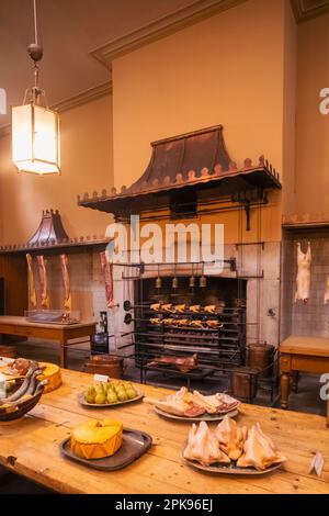 The Great Kitchen at Brighton Royal Pavilion, complete with decorative ...
