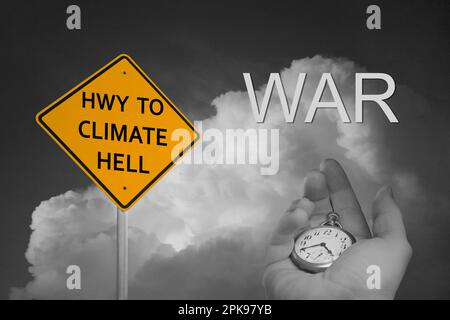 Highway To Climate Hell Stock Photo - Alamy