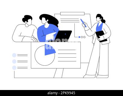 Meet stakeholders isolated cartoon vector illustrations Stock Vector ...