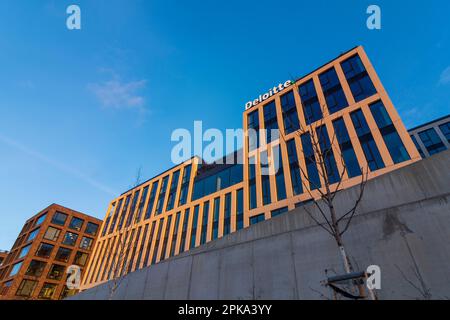 Praha: modern office buildings, company Deloitte in , Prague, Praha ...