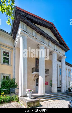 City and spa library, Weimar Palace, architecture, town view, summer ...
