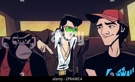 AGENT ELVIS, from left: Elvis Presley (voice: Matthew McConaughey ...