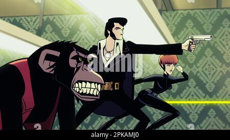 AGENT ELVIS, from left: Elvis Presley (voice: Matthew McConaughey ...