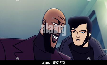 AGENT ELVIS, from left: Elvis Presley (voice: Matthew McConaughey ...