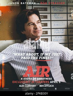 AIR, Jason Bateman as Rob Strasser, 2023. ph: Ana Carballosa / © Amazon ...