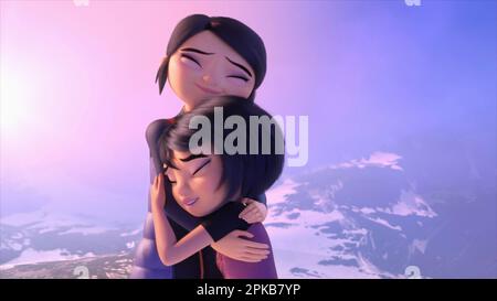 ABOMINABLE AND THE INVISIBLE CITY, from left: Everest (voice: Darin De ...