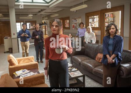 LUCKY HANK, from left: Sara Amini, Nancy Robertson, Cedric Yarbrough ...