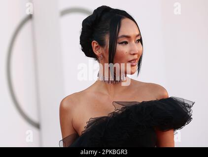 VENICE, ITALY - SEPTEMBER 05: Korlan Madi attends the "Don't Worry ...