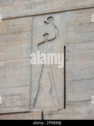 cast version of the Modulor, The Unité d'habitation, La Cité Radieuse ...