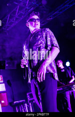 Milan Italy. 06 April 2023. The Italian rapper and singer Federico ...