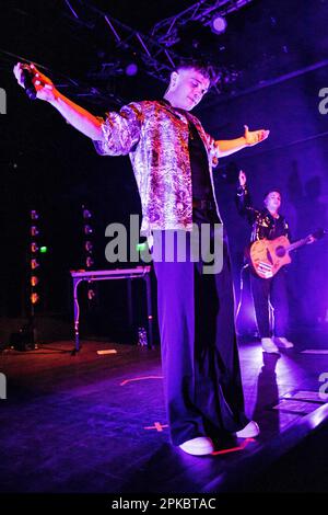 Milan Italy. 06 April 2023. The Italian rapper and singer Federico ...