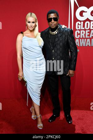 Kenneth "Babyface" Edmonds, right, and girlfriend Rika attend the GQ ...