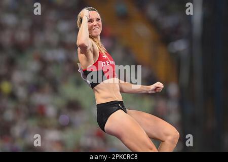 Caroline Bonde Holm (Denmark). Pole vault women. European Championships ...