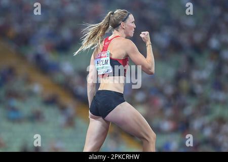 Caroline Bonde Holm (Denmark). Pole vault women. European Championships ...
