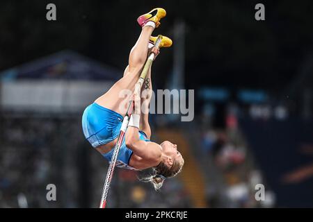 Elina Lampela (Finland). Pole vault women. European Championships Munich 2022 Stock Photo - Alamy