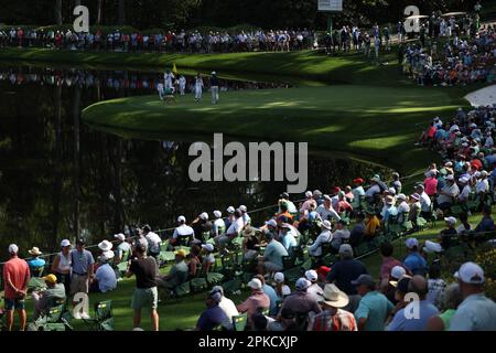 General view of the par 3 tournament prior the 2023 Masters golf ...