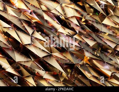 Luxury Abstract Realistic Crystals Texture with Prism Spectrum Caustic ...