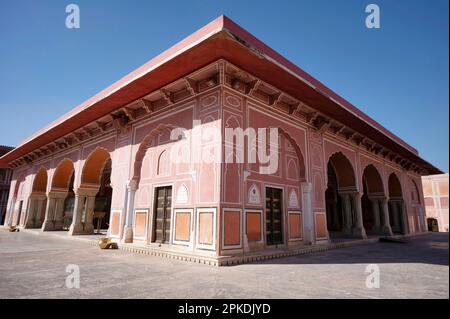 Interiors of the Sarvato Bhadra, a single-storeyed, square, open hall ...