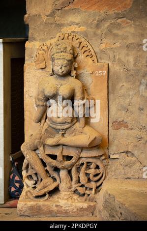 Carved idols on Harshnath Temple, an ancient Hindu temple dedicated to ...
