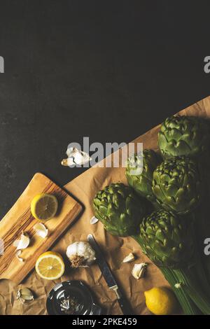 A vertical shot of sliced lemons on the wooden background Stock Photo ...