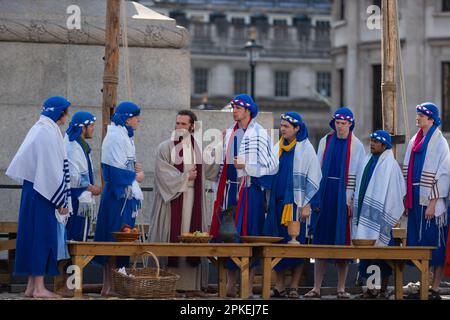 London, UK. 7 April 2023. Secondary school teacher and trained actor ...