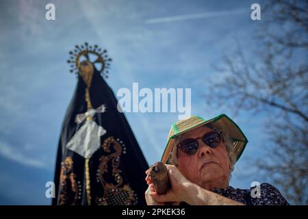 life size wooden cross in woods christian symbol Stock Photo - Alamy