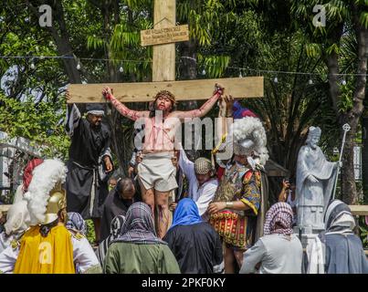 Cainta, Rizal, Philippines. 7th Apr, 2023. Lenten Parade is a street ...