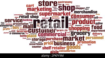 Hypermarket word cloud concept. Collage made of words about hypermarket ...