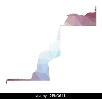 Network map of Western Sahara. Country digital connections map ...