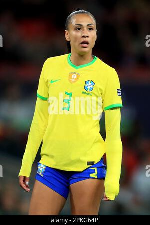 Brazil’s Kathellen Sousa during the Women’s Finalissima at Wembley ...