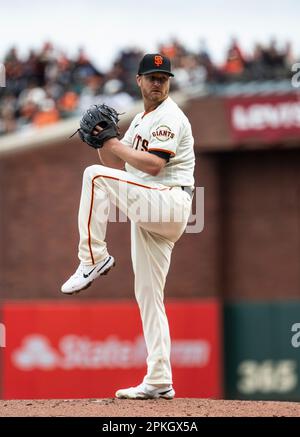 San Francisco Giants' Alex Cobb during a baseball game against the Los ...
