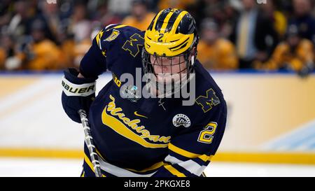 Michigan forward Rutger McGroarty against Quinnipiac during the third ...