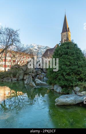 Japanese garden in Interlaken Stock Photo - Alamy