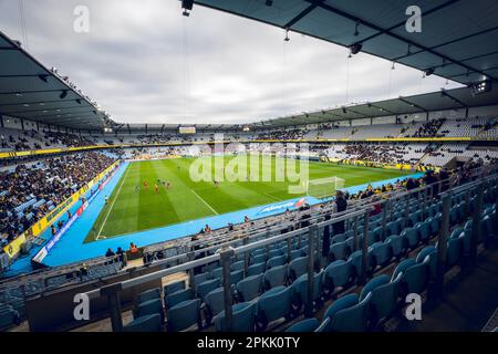 Malmoe, Sweden. 07th Apr, 2023. The starting-11 of Sweden for the ...