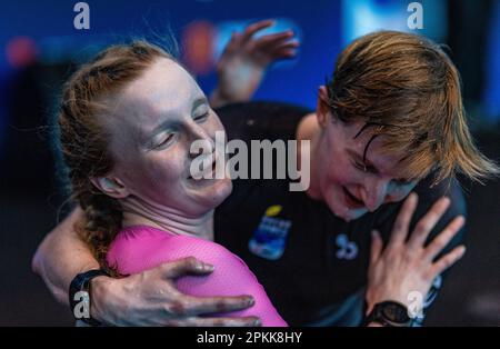 Ireland’s Chloe Maccombe after finishing her Para Triathlon race during ...