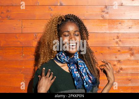 Beautiful African girl on white background Stock Photo - Alamy