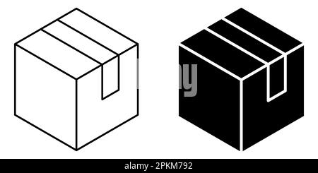 Carton line icons for web and mobile design. Editable stroke signs ...