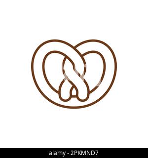 Bretzel icon sign. german bakery symbol Stock Vector Image & Art - Alamy