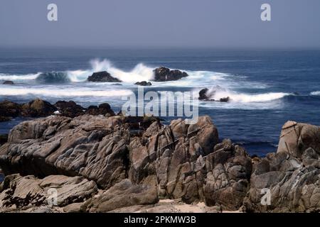 Soft focus slow shutterspeed Big Sur California Stock Photo - Alamy