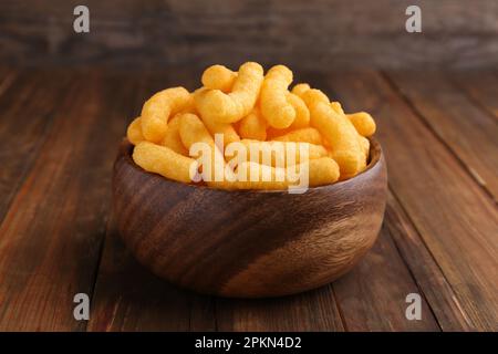 Cheese Puffs, Bowl of Cheesy Puffs Stock Photo - Alamy