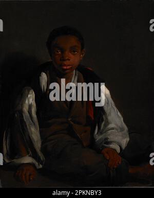 William Lindsay Windus - The Black Boy Stock Photo - Alamy