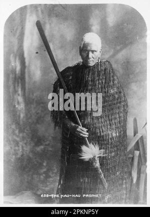 Portrait of The Hau-Hau prophet, undated. The Hauhaus were a feature of ...